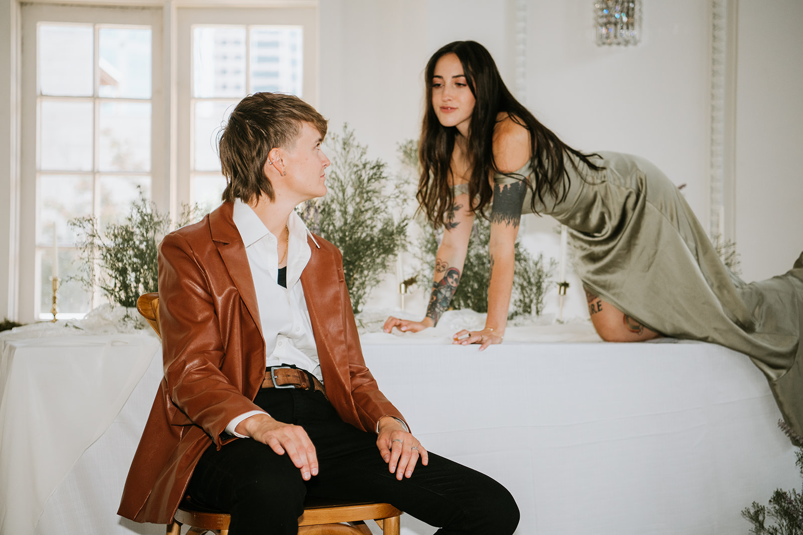 Commercial Club SLC Photoshoot | Utah Same Sex Couple Photographer