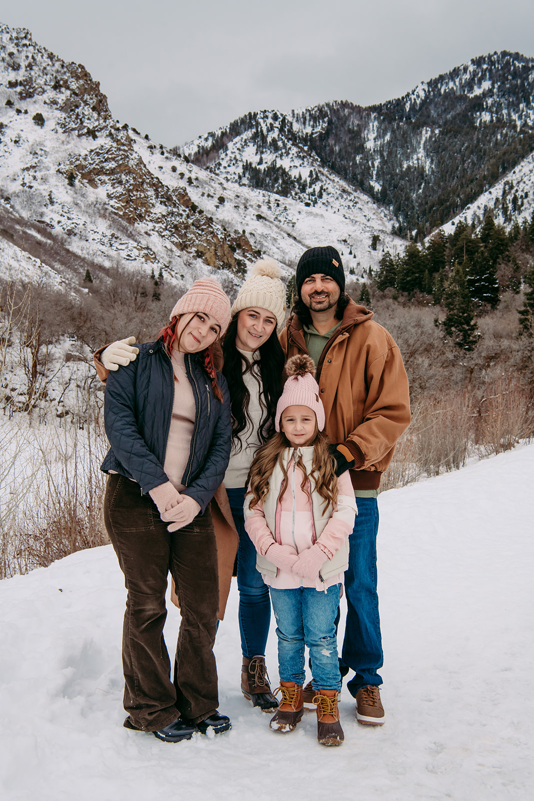 Winter Family Photoshoot at Neff’s Canyon | Millcreek Family Photographer