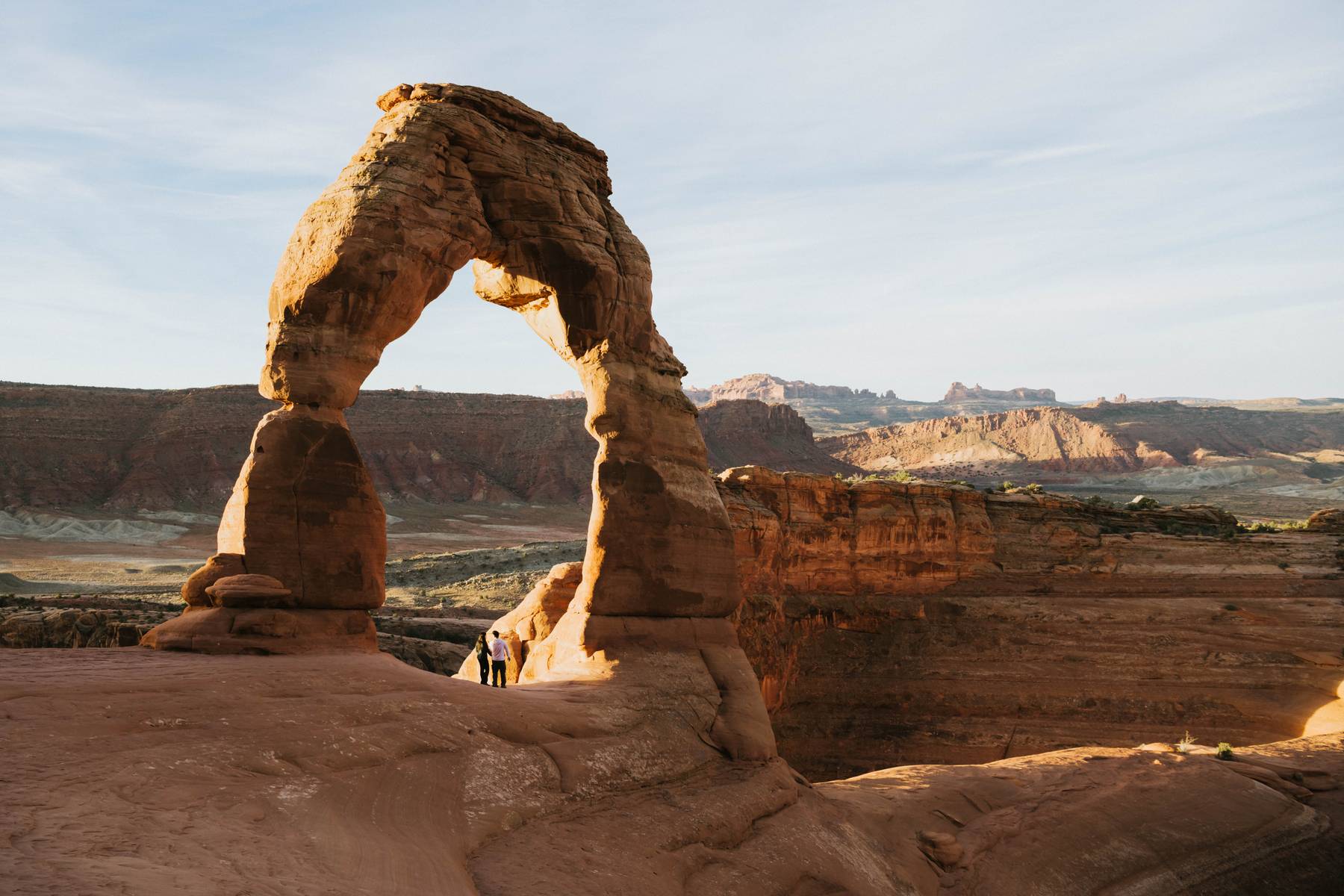 Sunrise Surprise Proposal at Delicate Arch | Utah Proposal & Engagement ...